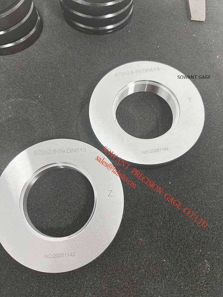 Precision Thread Ring Gauge S72×2.5-7e
